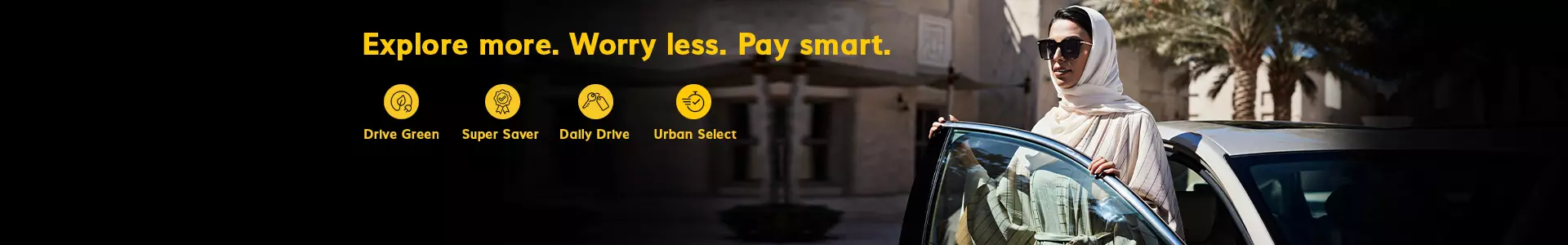 Rent Hybrid or Electric Car – Drive Green Monthly Package | Hertz UAE