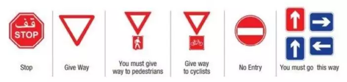 Traffic Signs in UAE with Meanings – Mandatory & Warning Signs | Hertz UAE